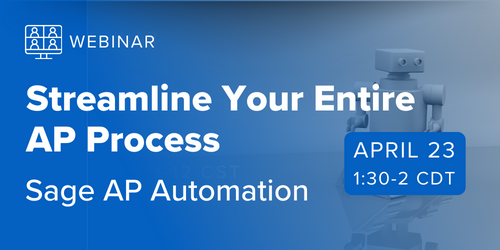 Webinar: Streamline Your Entire AP Process - MicroAccounting Webinar: Streamline Your Entire AP Process - MicroAccounting