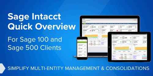 Webinar: Sage Intacct – Simplify Multi-Entity Management