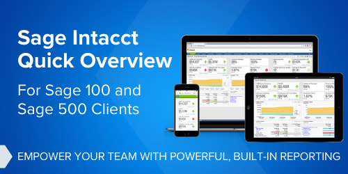 Webinar: Sage Intacct – Empower Your Team with Powerful